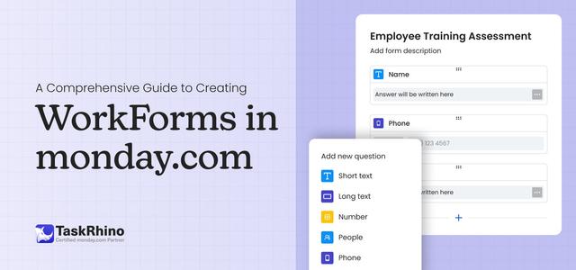 Creating WorkForms in monday.com: A Step-by-Step Guide